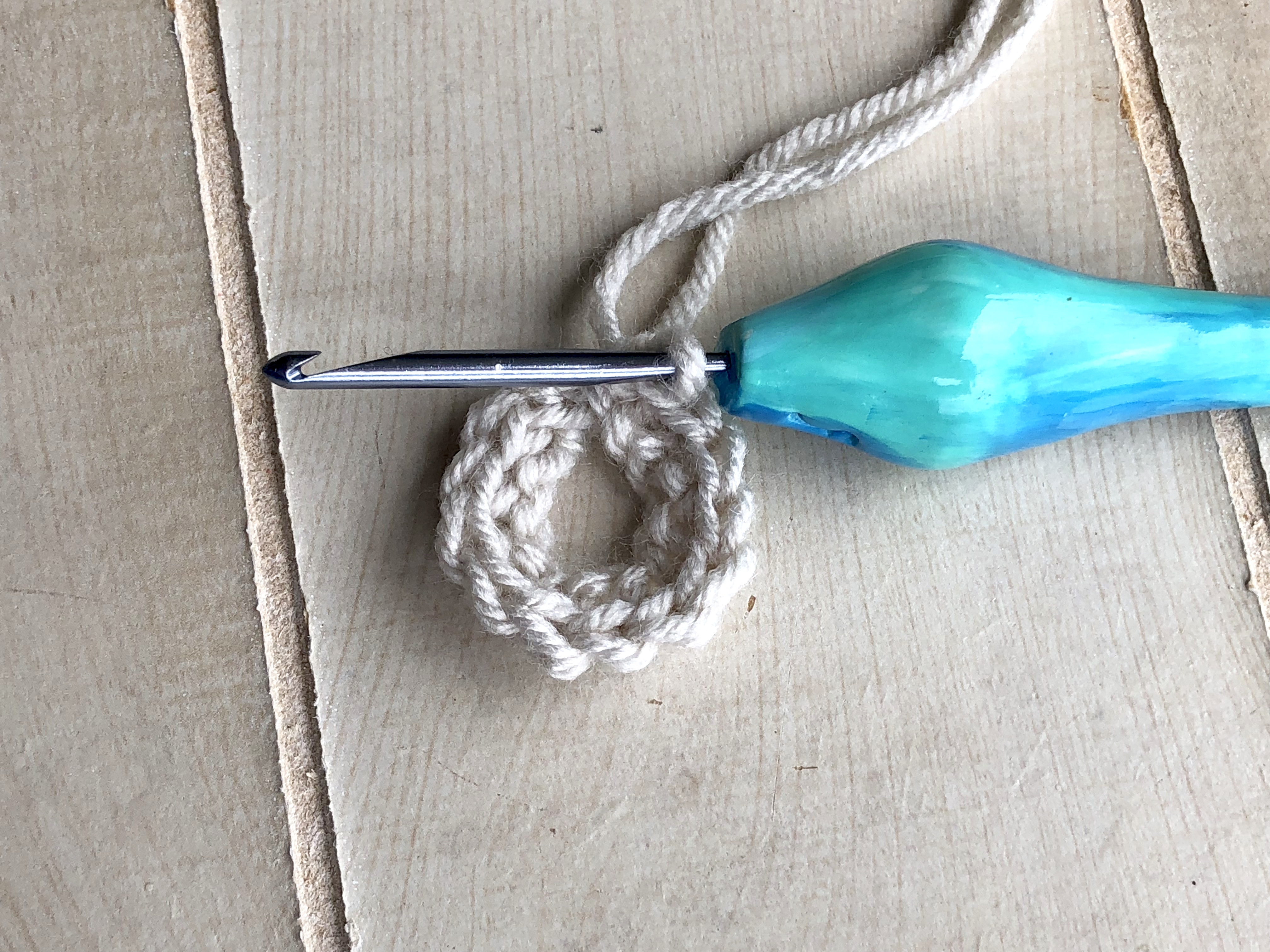 How To Crochet An Easy Donut Keychain-Free Pattern - A Crafty Concept