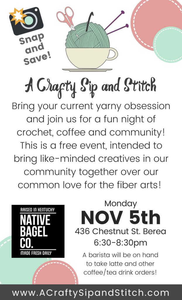 How to Start a Local Sip and Stitch - A Crafty Concept