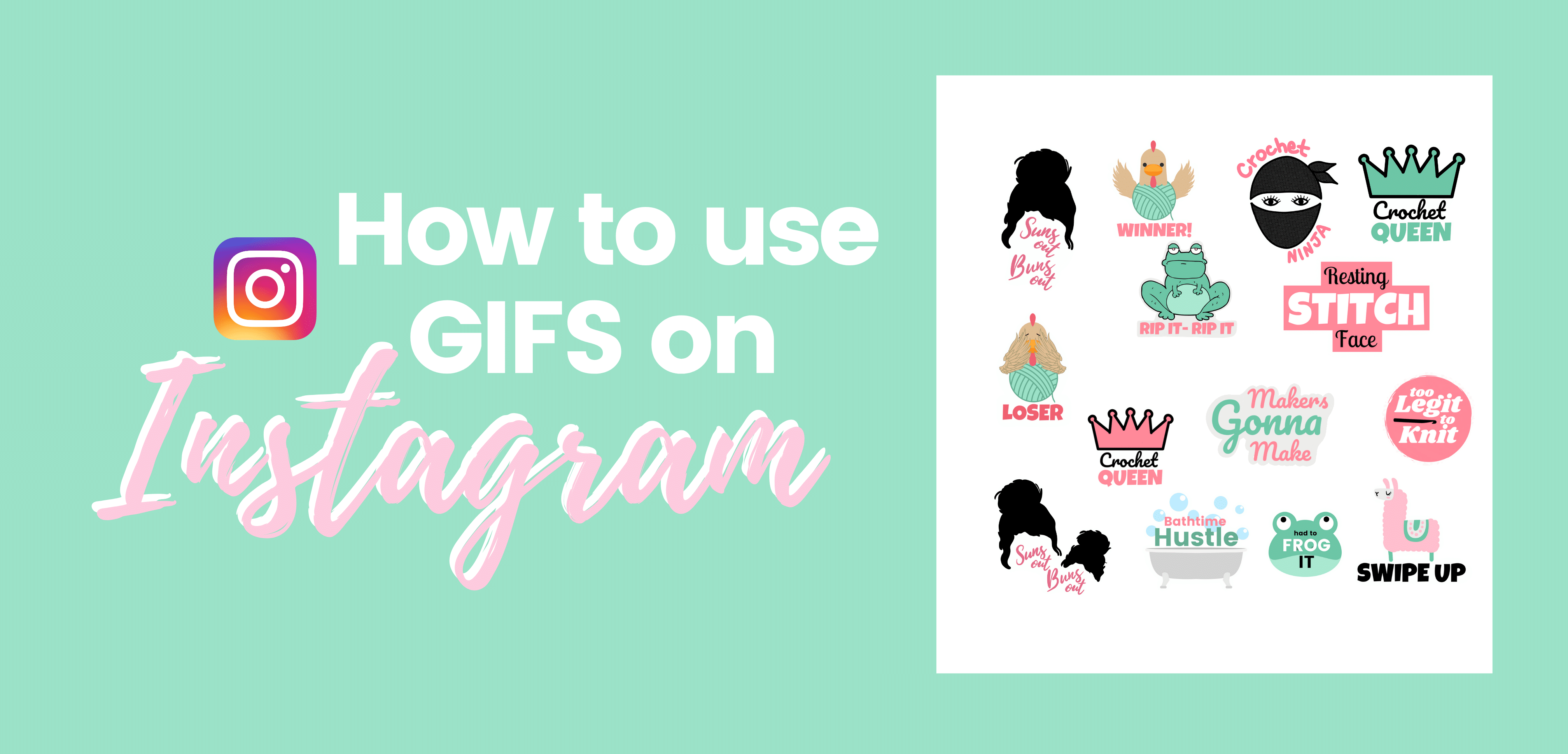 How To Use Your Own Gifs On Instagram Stories Includes Free Crafty Gifs