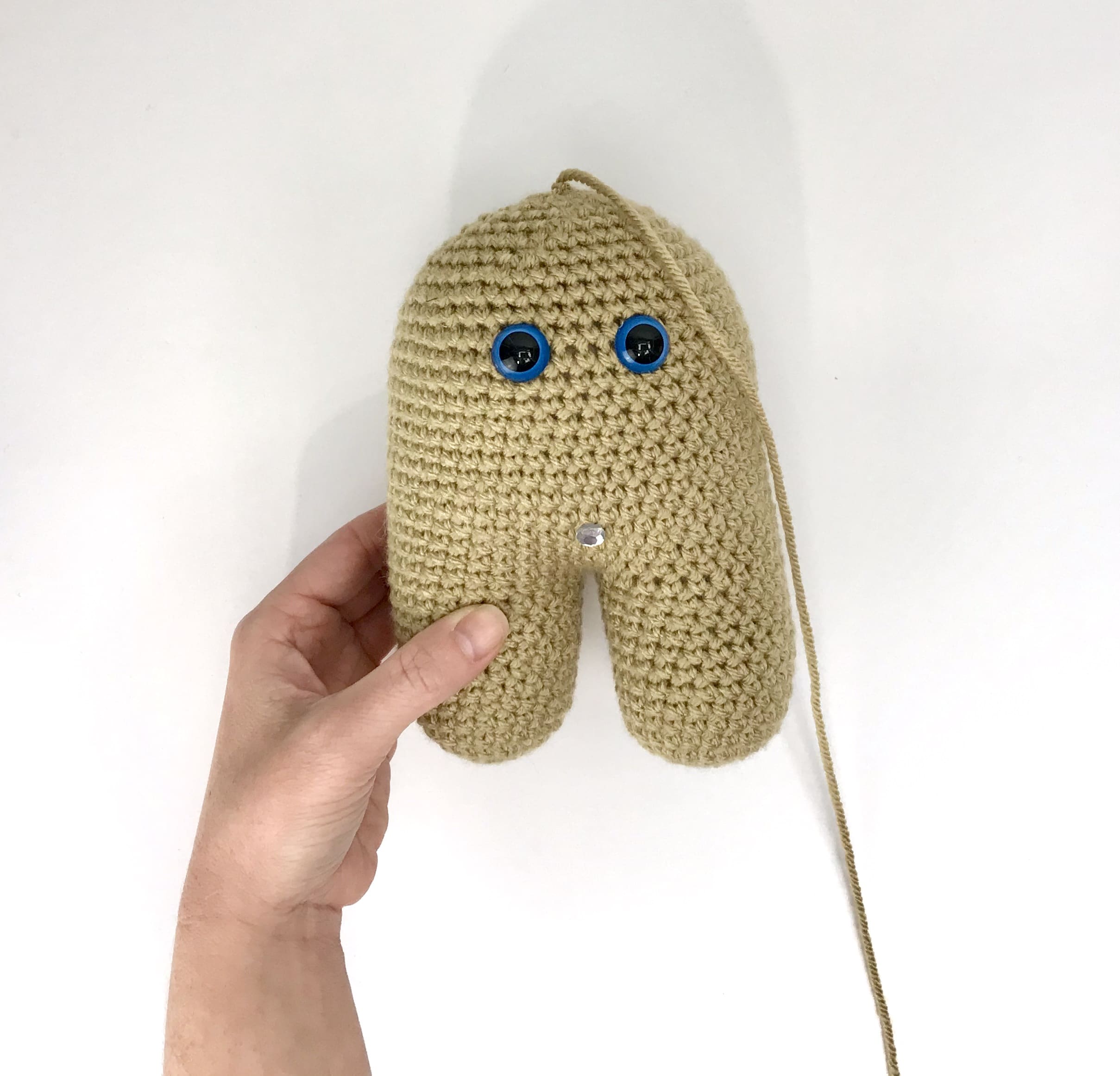 Easy Crochet 90's Style Troll Doll- Free Pattern - A Crafty Concept