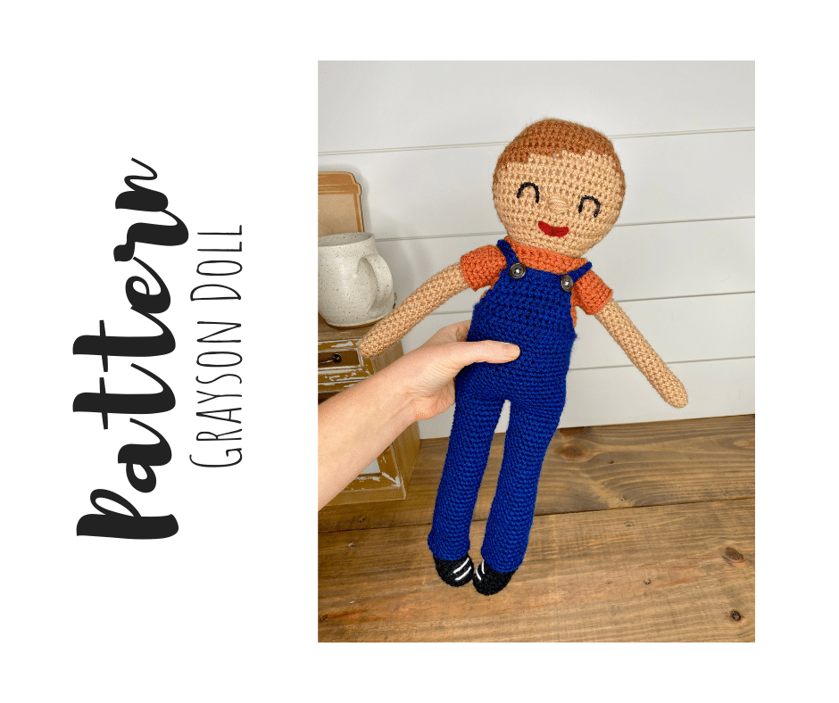 Easy Crochet Boy Doll- Free Crochet Pattern - A Crafty Concept