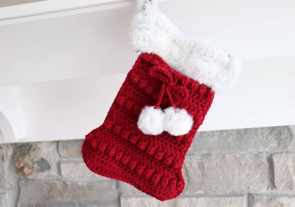 How to Crochet a Dog Bone Stocking- Free Pattern - A Crafty Concept