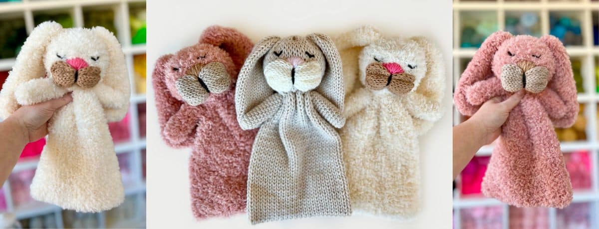 Knitting Machine Bunny Lovey- Addi Bunny - A Crafty Concept