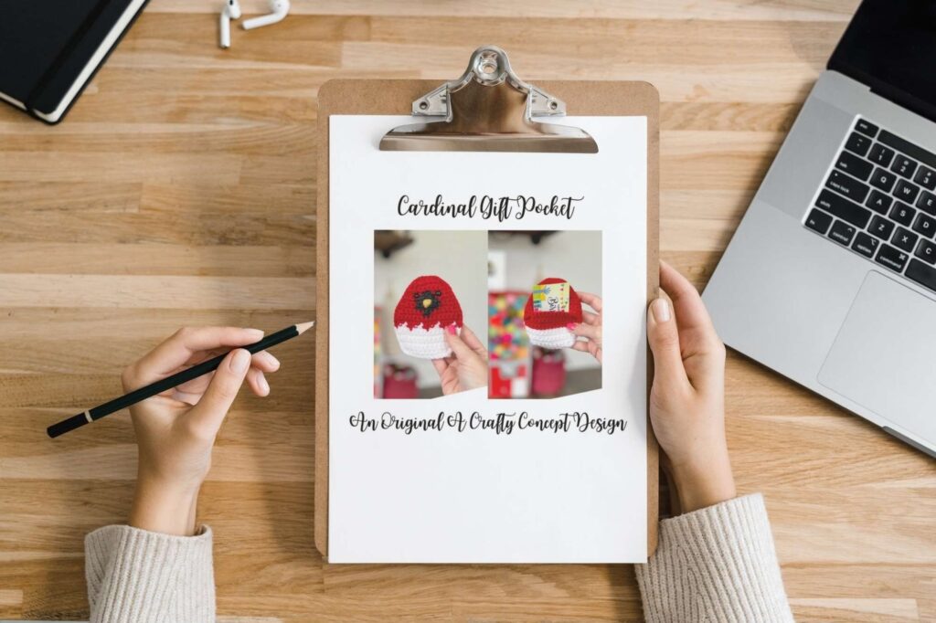 Free Cardinal Crochet Pattern – Cardinal Gift Pocket Tutorial - A ...